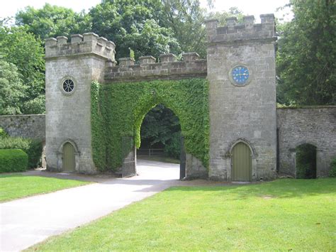 Clock Gate At Stourhead Gardens Wiltshire