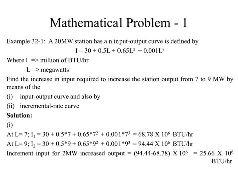 Station Performance And Operation Characteristics Ppt