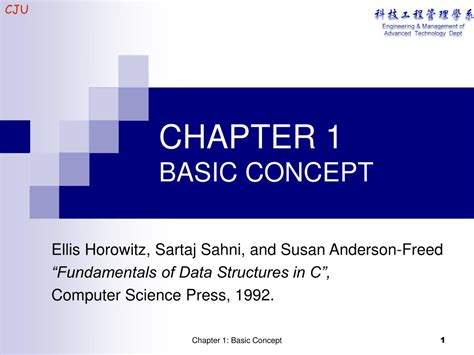 Ppt Fundamentals Of Data Structures In C Chapter 1 Basic Concept
