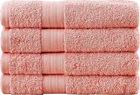 Easytry Premium 100 Cotton Hand Towels Set 4 Pack 41x76cm 600gsm