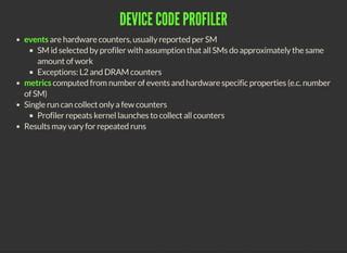 Code GPU With CUDA Identifying Performance Limiters PPT