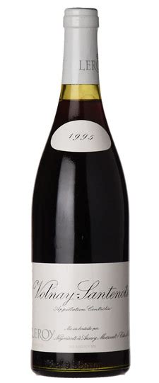 1995 Maison Leroy Volnay 1er Cru Santenots Sku 1119120