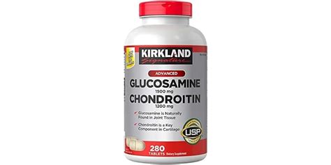 Kirkland Signature Glucosamine & Chondroitin 280ct