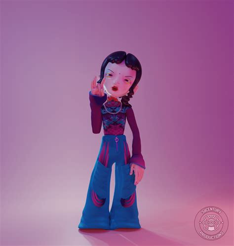 Space Elf Goth Chick R3dmodeling