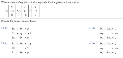 Solved Multiple Choice Questions Linear Algebra Use Neat Chegg