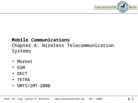 Ppt C04 Wireless Telecommunication Systems Dokumentips