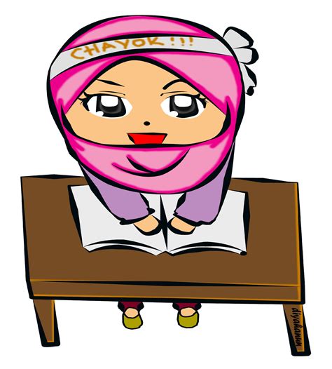 Diya Hanun Final Exam Semester 3 Chibi Doodle Exam