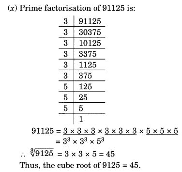 NCERT Solutions For Class 8 Maths Chapter 7 Cubes And Cube Roots Ex 7 2