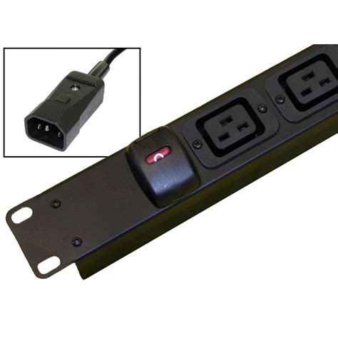 iec c19 server rack pdu 1u dcdi