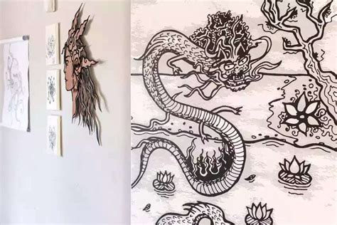 ‘she Left Something For The World Exhibition Of Shani Louk Drawings
