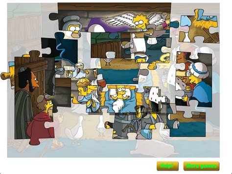 Bart Simpson Jesus Puzzle Play Online On Flash Museum 🕹️