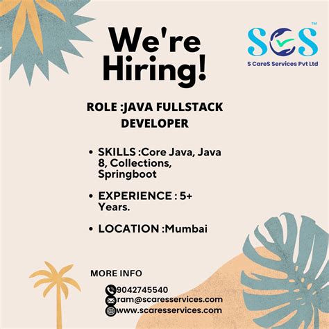 Scares Services Pvt Ltd On Linkedin Fullstackdevelopment Javafullstack Fullstackdeveloper