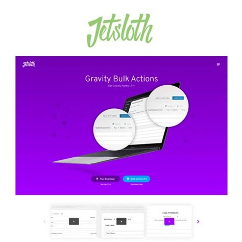 Jetsloth Gravity Forms Bulk Actions Pro Toolszilla