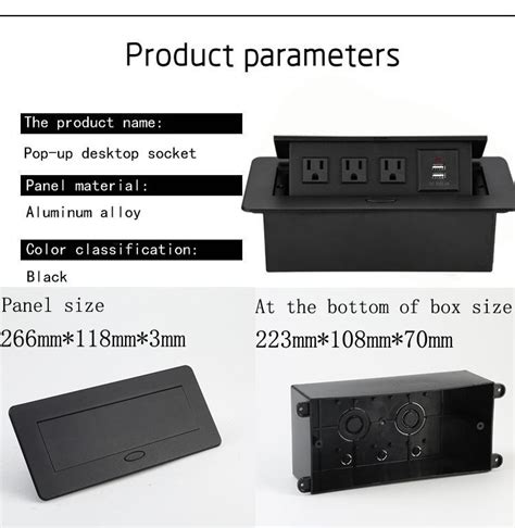 Exactcables Desktop Pop Up Socket Conference Desk Socket Multimedia Socket Desktop Socket And