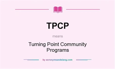 tpcp turning point community programs in undefined by