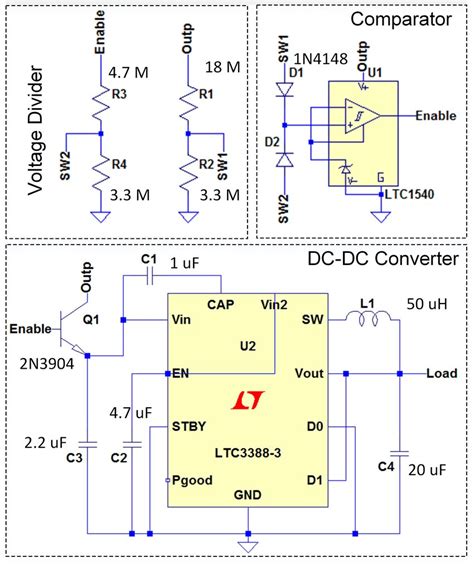 9 Realization Of Voltage Stabilization In LTSpice Voltage Comparison Download Scientific