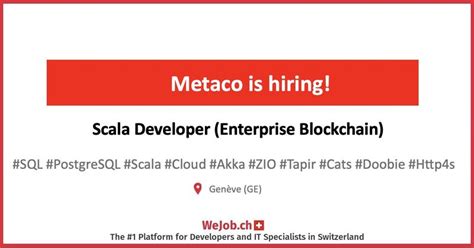 Wejob On Linkedin Sql Postgresql Scala Cloud Akka Cats Doobie 4s Hiring