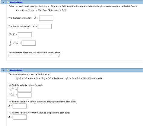 Solved Follow The Steps To Calculate The Line Integral Of Chegg