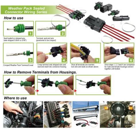 220 Pce Weather Pack Crimping Kit Rhino Electricians Tools