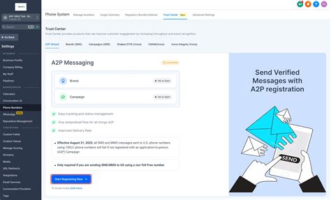 Inbox Me Now To Get Your A2p Verified On Gohighlevel As A Gohighlevel
