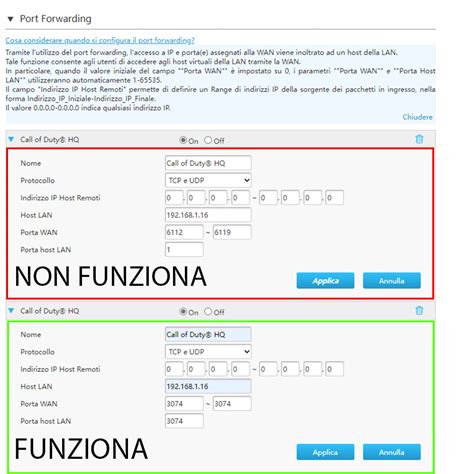 Port Forwarding Tim Hub Non Funziona Fibraclick Forum