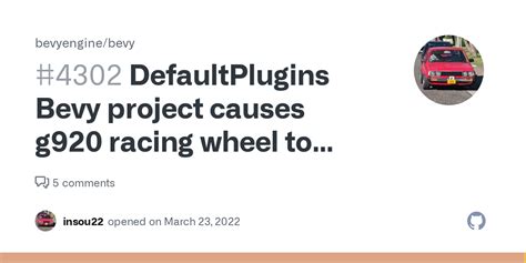 defaultplugins bevy project causes g920 racing wheel to begin vibrating