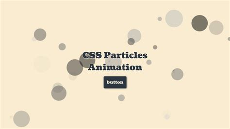 Css Particles Animation