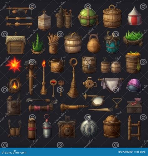 item game 2d stock illustration illustration of design 277823851