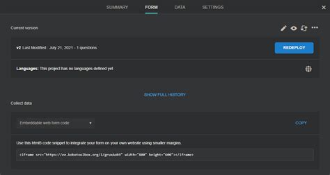 Connecting Kobotoolbox Forms With Wordpress Website Data Collection Kobotoolbox Community Forum