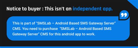 Smslab Android Sms Gateway Server Code Market