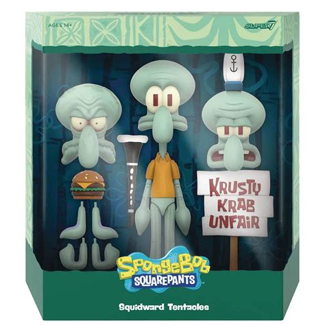 Super7 Spongebob Squidward Ultimates Lula Molusco Figure Mcfly