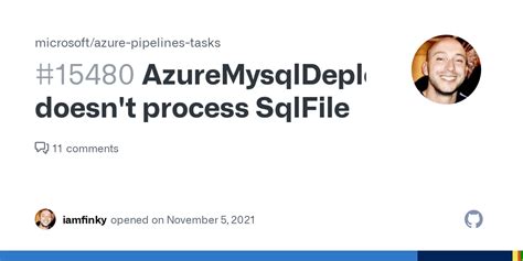 Azuremysqldeployment Doesnt Process Sqlfile · Issue 15480 · Microsoft