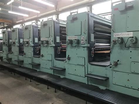 Second Hand Sheetfed Offset Machines With 6 Colors On Sale
