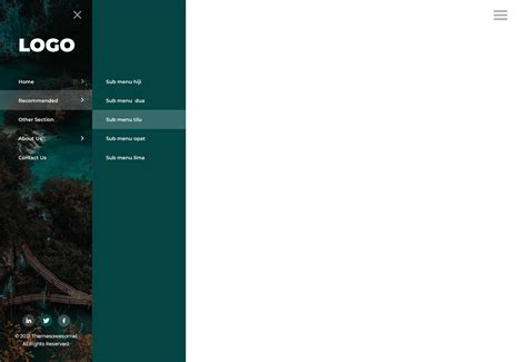 Vertical Slide Menu WordPress Plugin Flyout Menu Awesome By Themesawesome