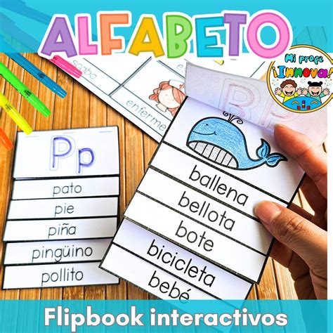 Beginning Sounds In Spanish Alphabet Flipbooks Preschool
