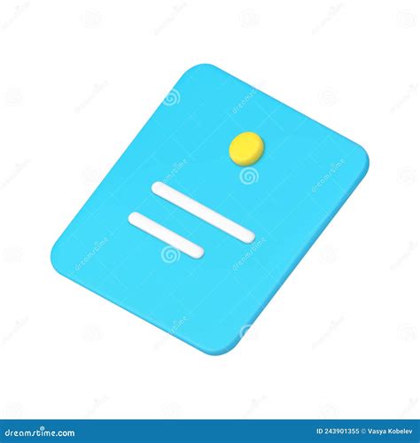 Push Pin And Note Paper 3d Icon Vector Illustration Stock Vector