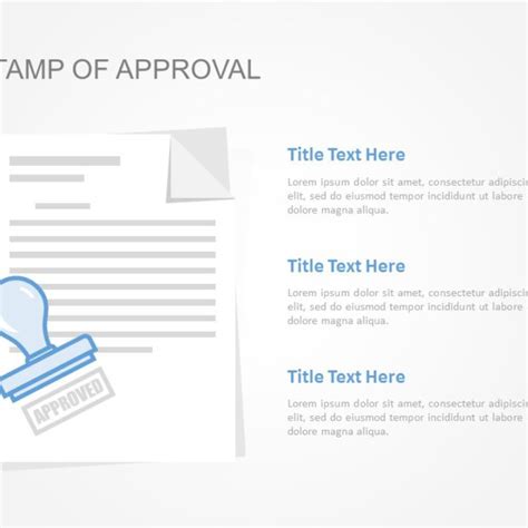 Multi Step Approval Powerpoint Template