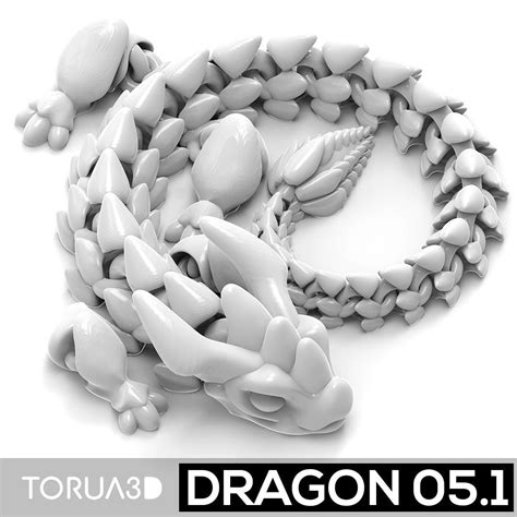 Articulated Dragon 05 1 Stl File For 3d Printing Stl File 3d