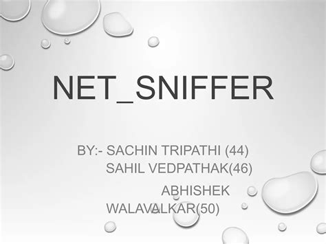 Network Sniffing Ppt Free Download