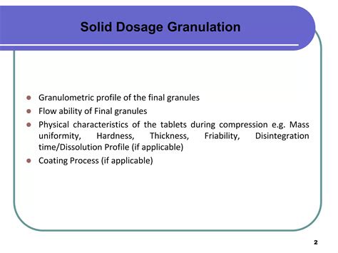 Granulation Compression 1 Pptx