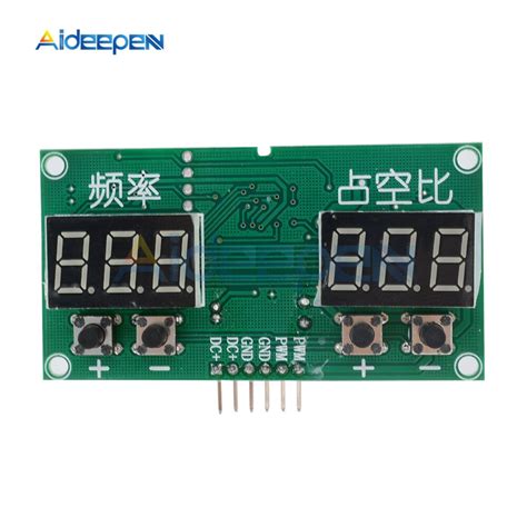 Tm1637 Pwm Pulse 6hz 100khz 0 99 Frequency Square Wave Signal Generat