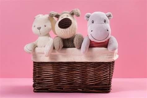 Premium Photo Cute Plush Toys Arrangement