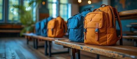 Interior Of Stylish Empty Classroom Premium Ai Generated Image