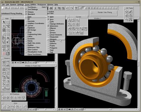 Bentley MicroStation Bentley Setting Tools User Interface