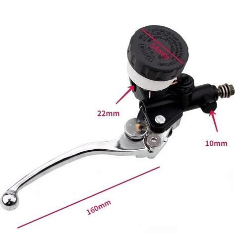 バイク フロント ブレーキ マスター シリンダー ブレーキ レバー ポンプ 22mm 7 8 ハンドル バー ホンダ ヤマハ カワサキ