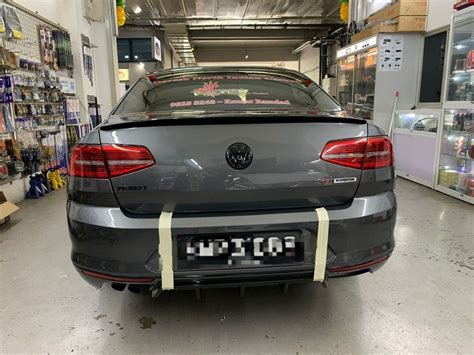 Passat B8 18 20 Rear Diffuser Car Accessories Accessories On Carousell