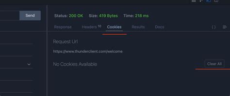 Cookies Sent With Request When They Shouldnt · Issue 1072 · Thunderclientthunder Client