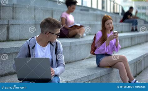 Female Classmate Calming Frustrated Korean Teen Girl Royalty Free Stock