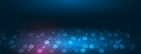 프리젠 테이션 또는 배너를위한 육각형 및 하이테크 요소가있는 기하학적 배경 의료 기술 또는 과학 디자인 분자 구조 추상적 배경