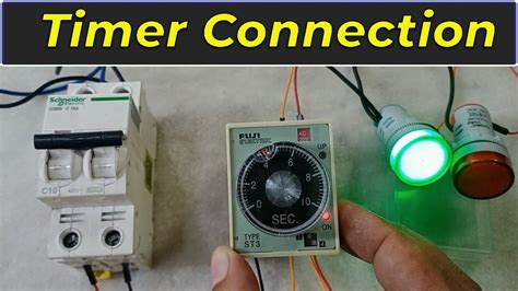 8 Pin Timer Connection And Working What Is Timer Relay 220v Timer Connection Youtube